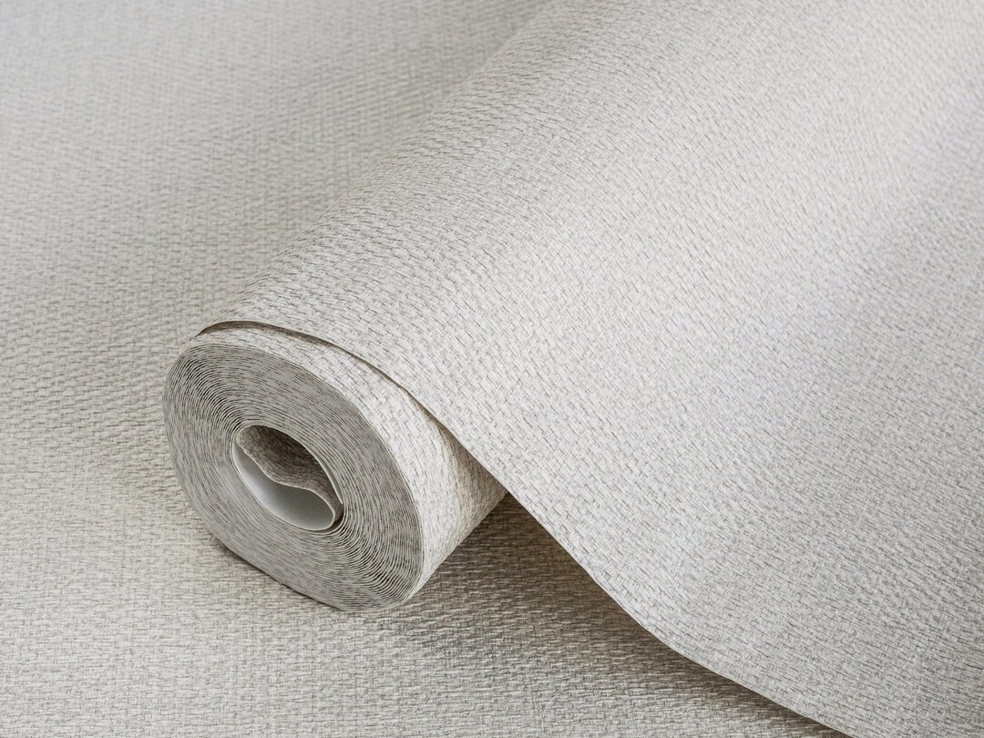 Modern Plain Cream Wallpaper, 3D Textured Wallpaper, Decorative Luxury ...