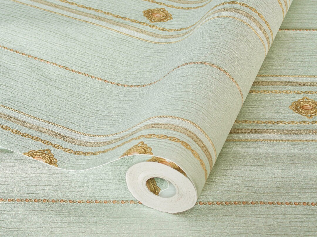 Elegant Striped Deep Embossed Wallpaper, Textured Wallpaper, Light ...