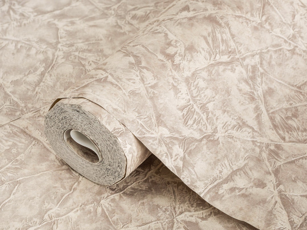 Modern Abstract Beige Wallpaper 3D Textured Wallpaper - Etsy