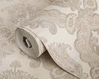 Modern Abstract Distressed Wallpaper, 3D Embossed Rustic Textured ...