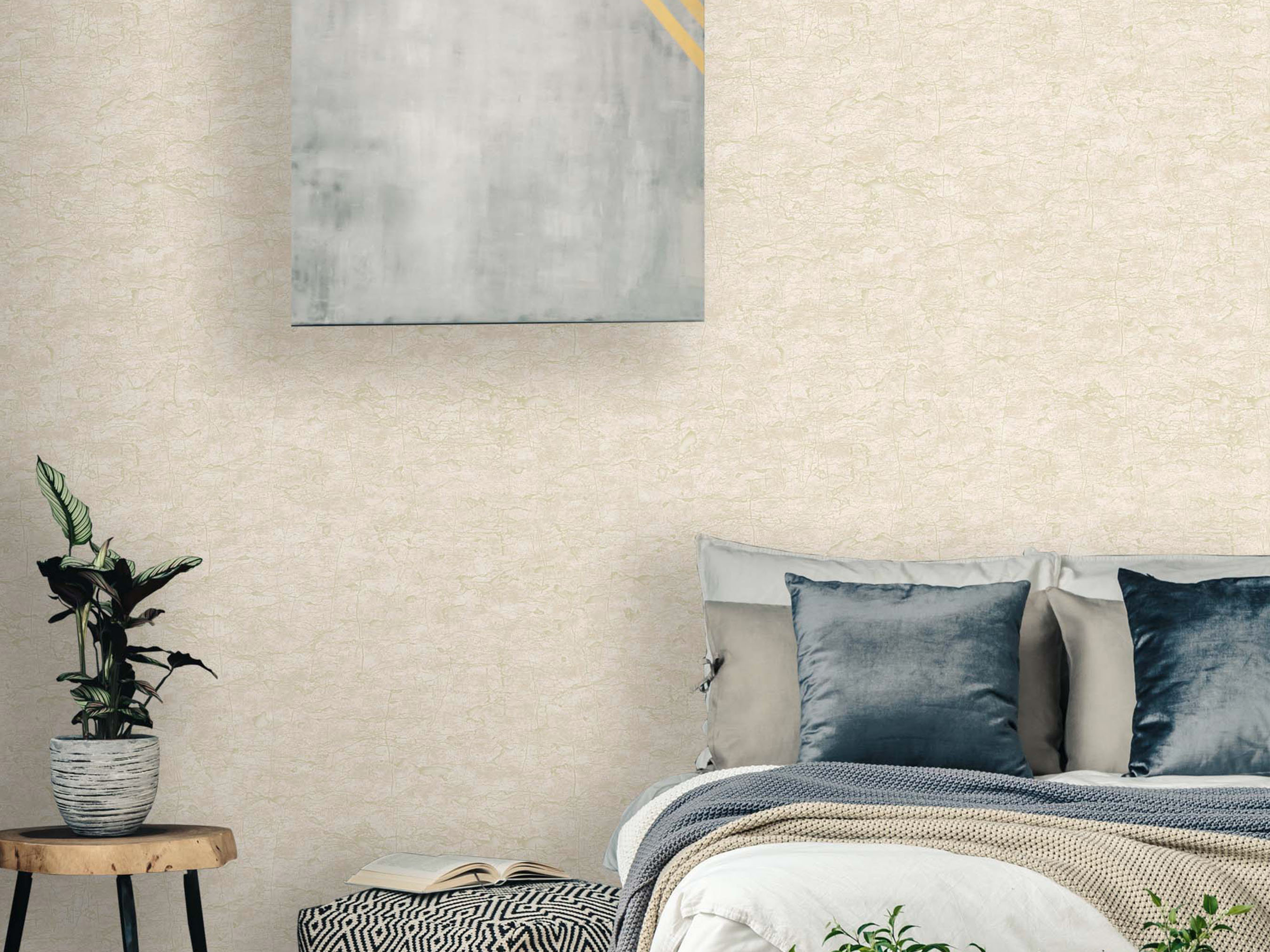 Modern Cream Marble Wallpaper Textured Wallpaper Decorative - Etsy