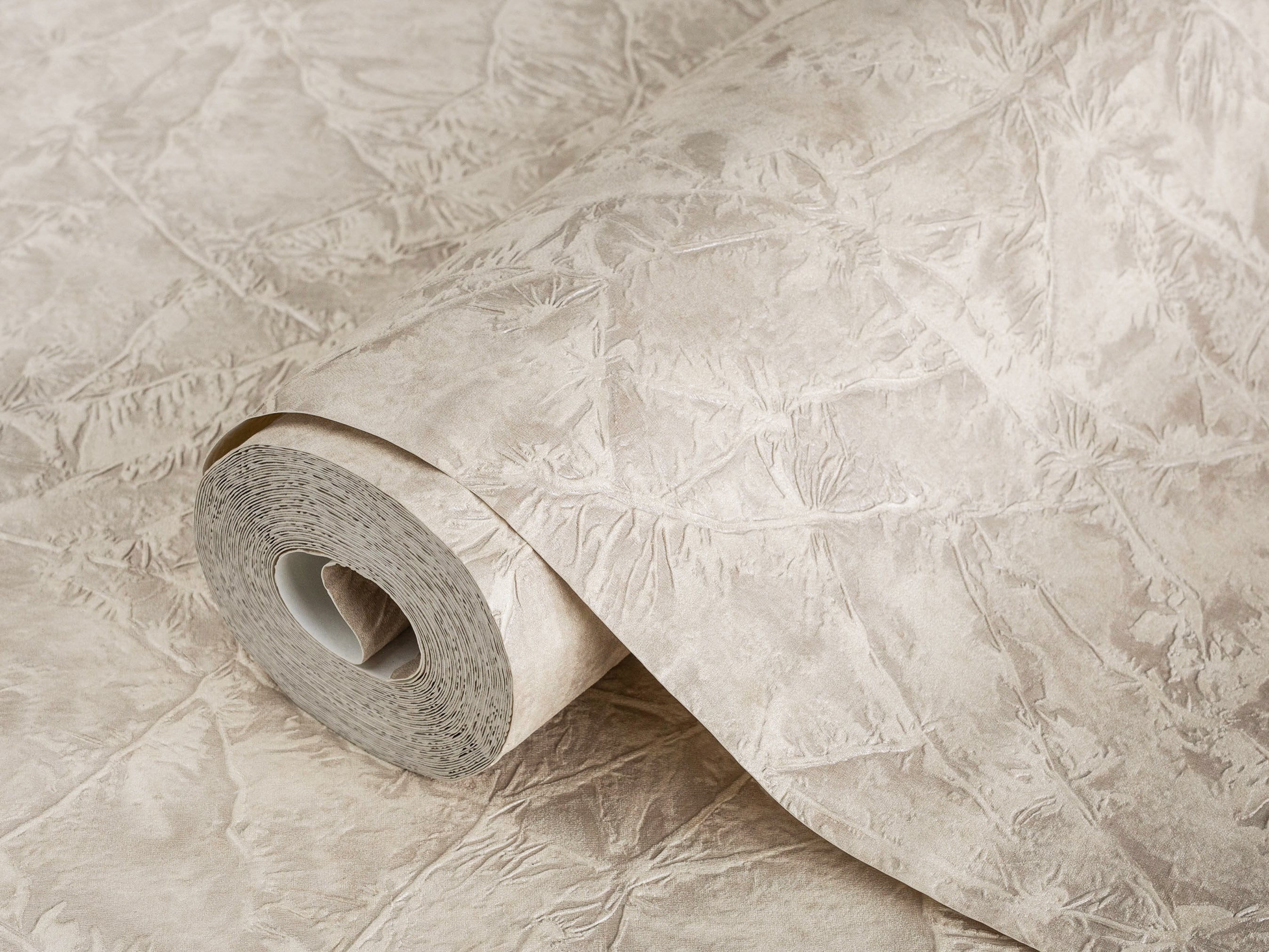 Modern Abstract Cream Wallpaper 3D Textured Wallpaper - Etsy