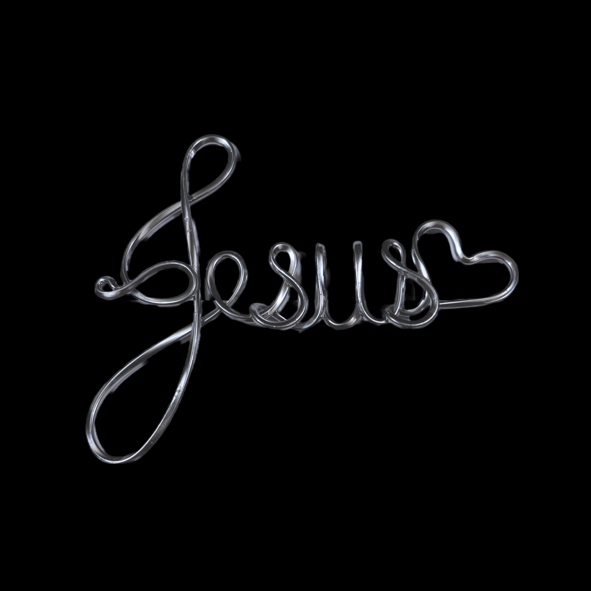 Jesus Name In Cursive