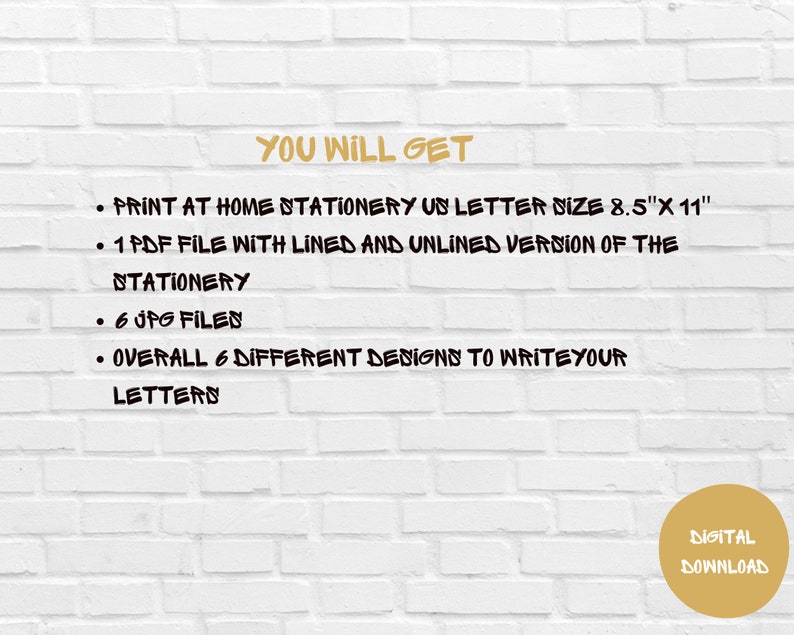 Starry Writing Paper, Boho Printable Stationery Saving Pack, Boho Stars ...