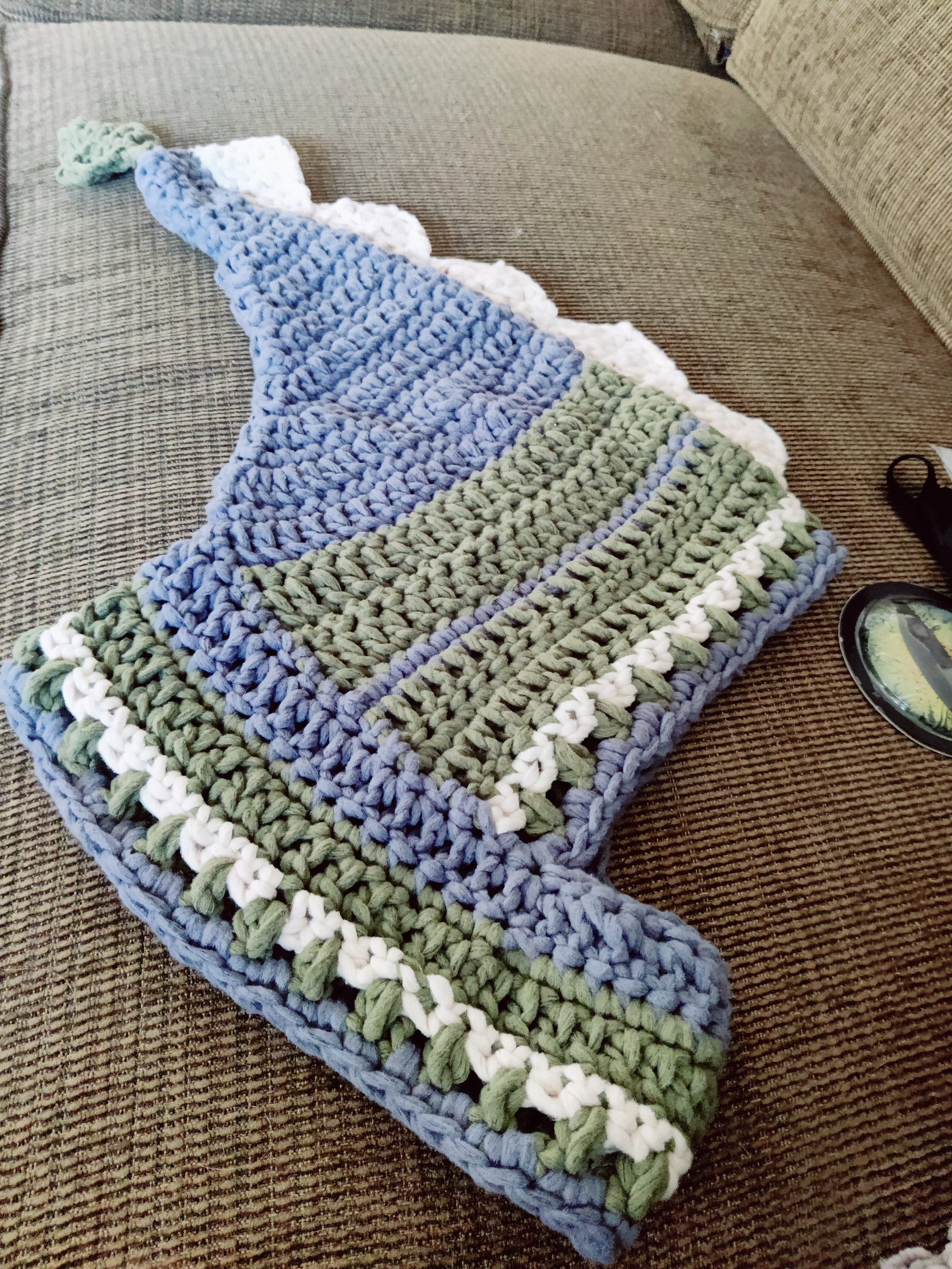 Dragon Inspired Crocheted Hat With Horns and Tail - Etsy