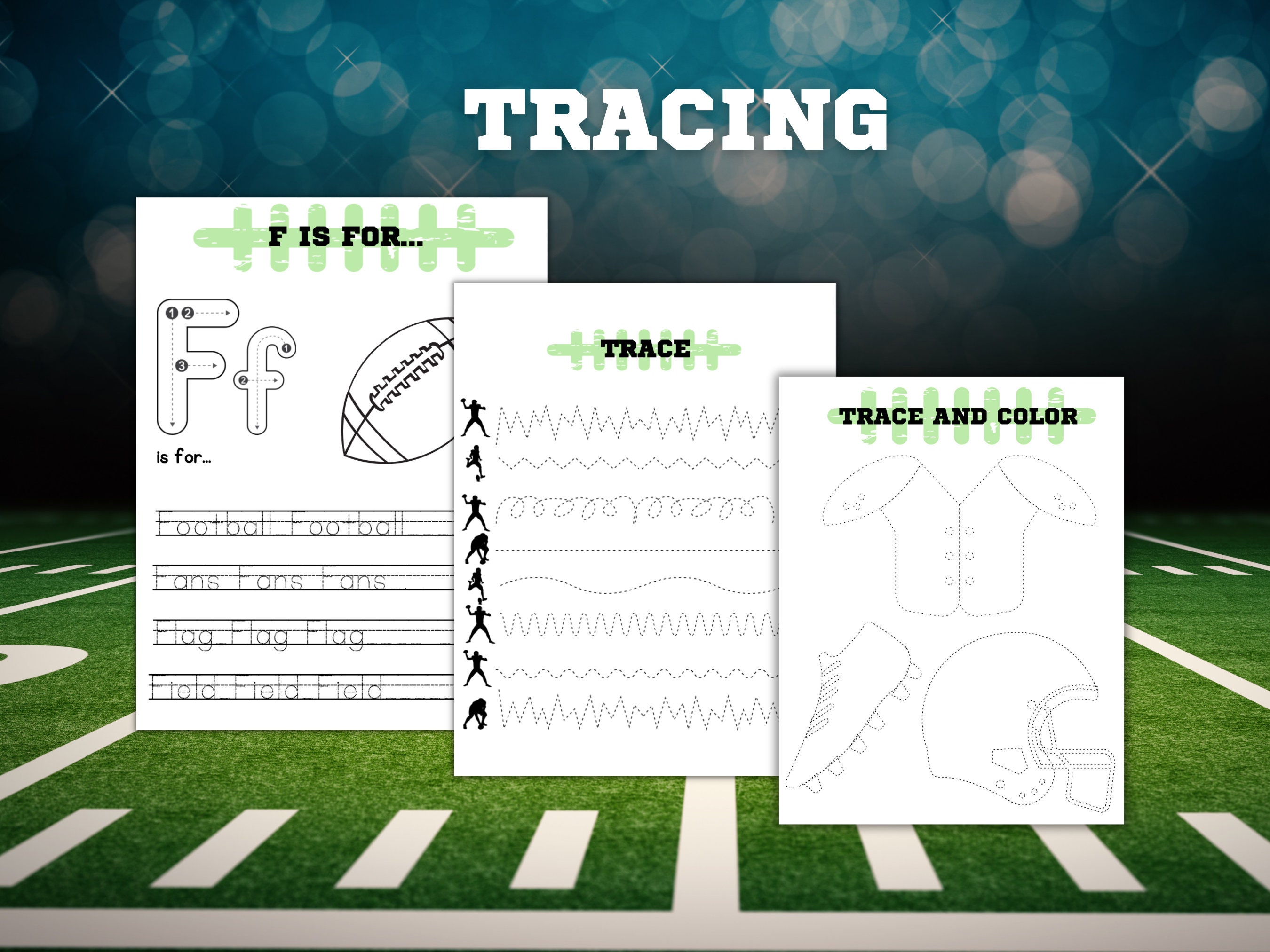 2024 SUPERBOWL KIDS ACTIVITY, Tracing Activity, Coloring Pages, Word ...