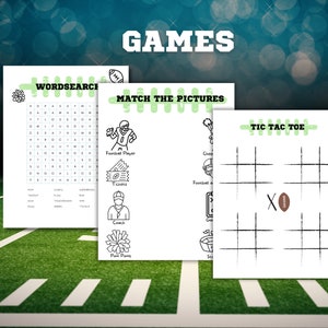 2024 SUPERBOWL KIDS ACTIVITY, Tracing Activity, Coloring Pages, Word ...