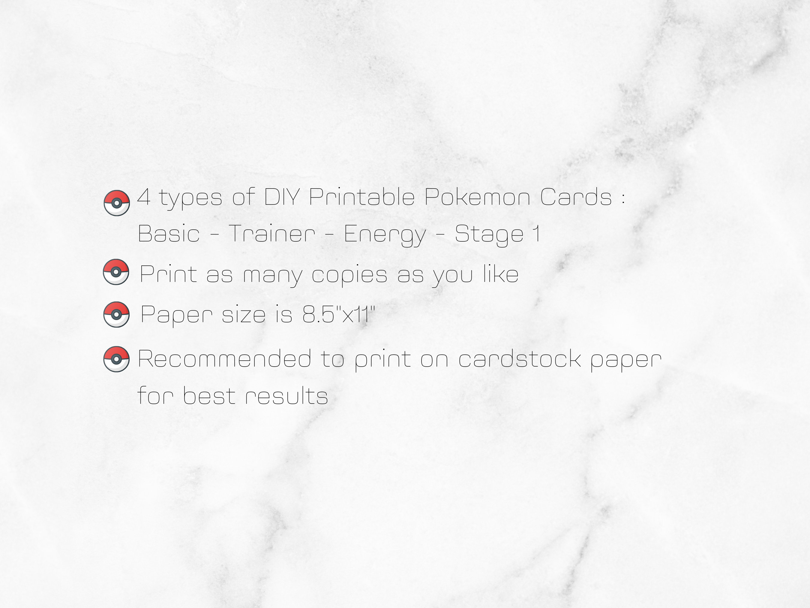 DIY Printable Pokemon Cards, Pokemon Cards to Color, Kid's Activity ...