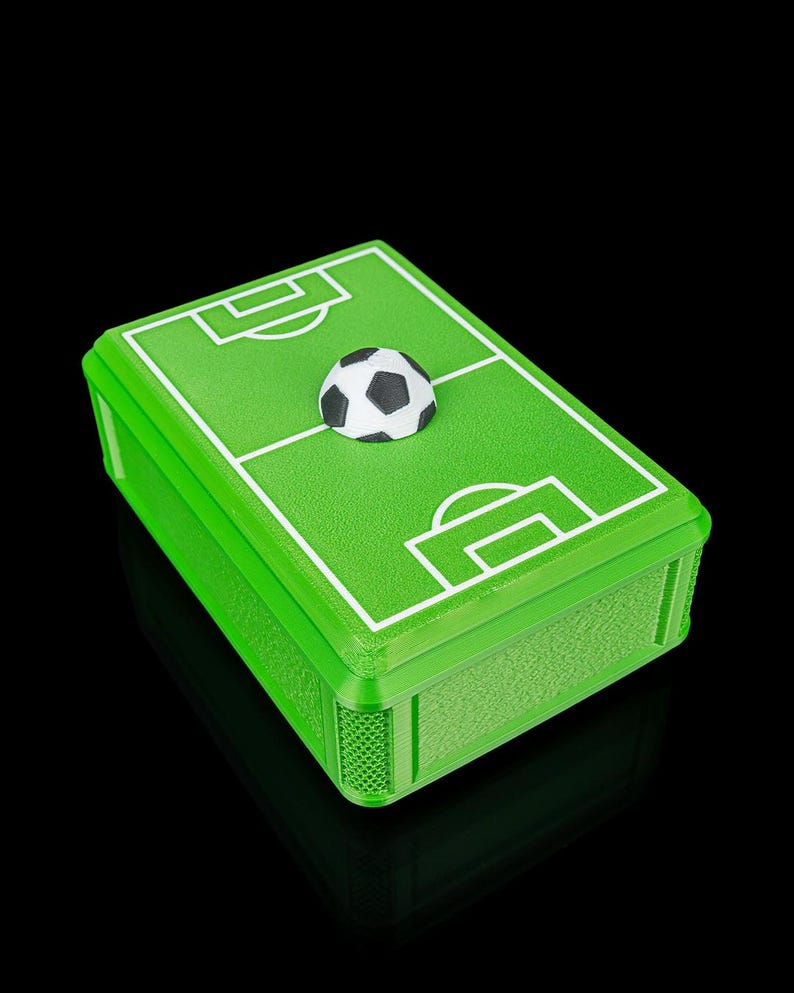 3D Printed Football Field Box for 2026 World Cup Stickers | Trading ...