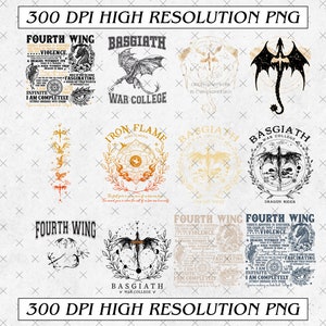 Fourth Wing Svg - Etsy