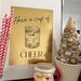 Have a Cup of Cheer-metallic Gold Christmas Bar Cart Sign-holiday Bar ...