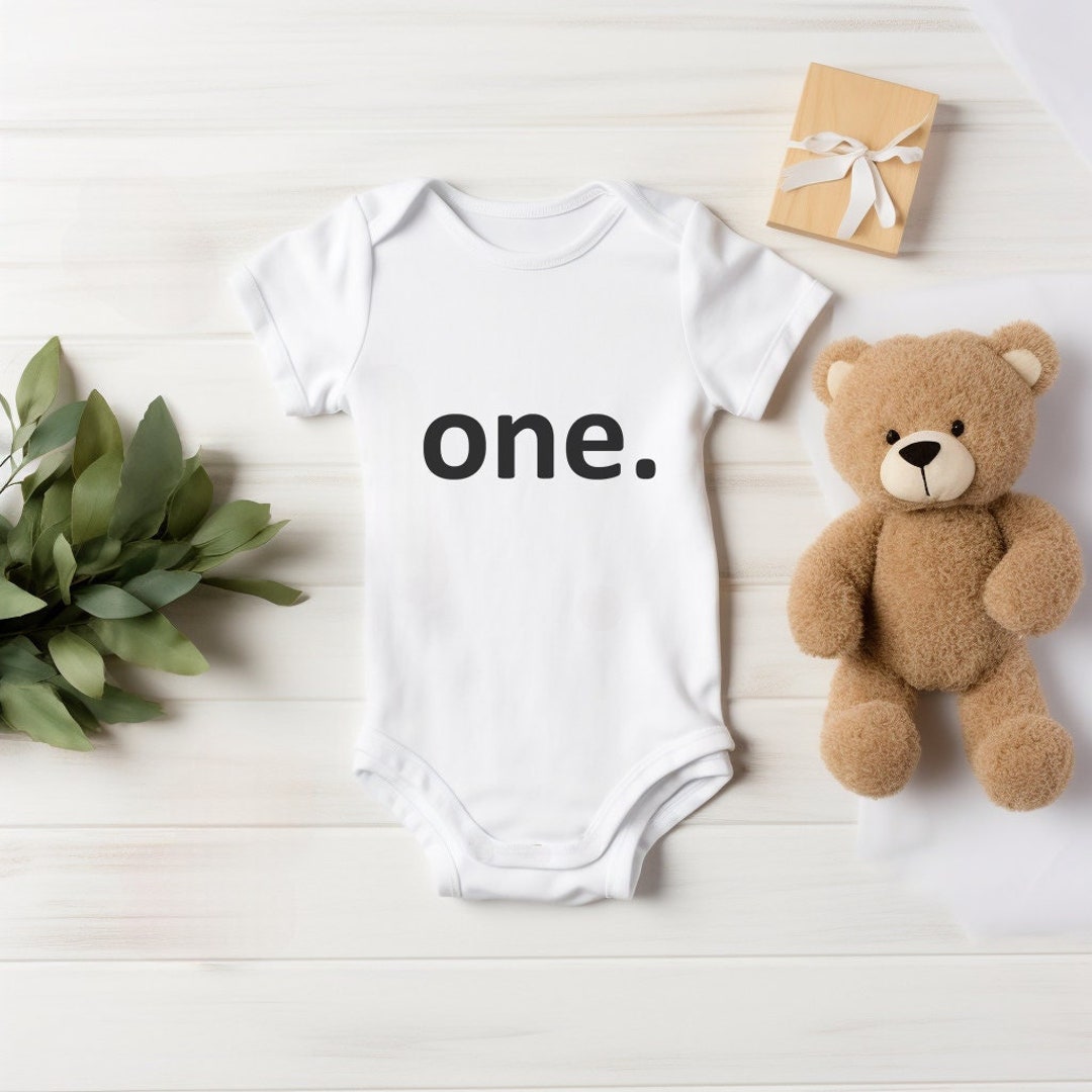 Personalized One Age Birthday Body Suit, Custom Two Years Birthday ...
