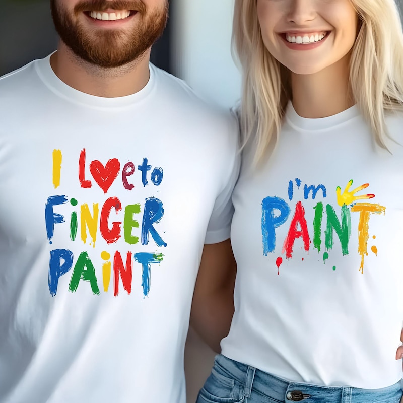 I Love to Finger Paint Im Paint Shirts - Etsy