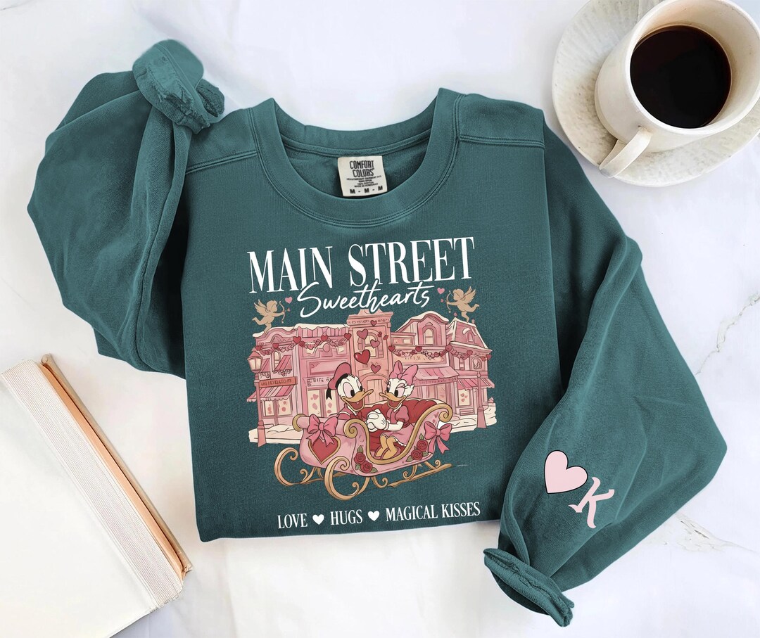 Custom Main Street Sweathearts Disney Couple Sweatshirt, Sweethearts ...