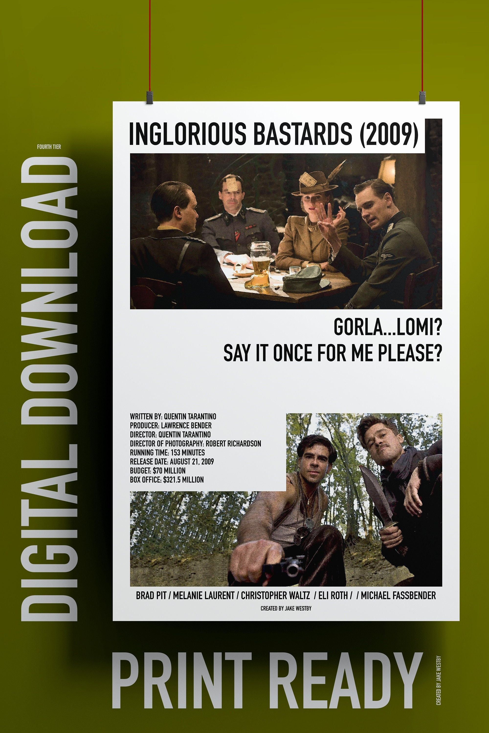 Inglorious Bastards Movie Poster