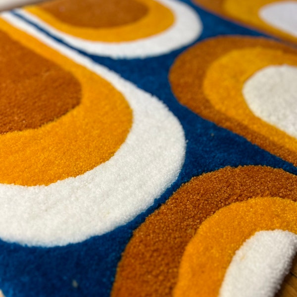 Mid Century Rug - Etsy