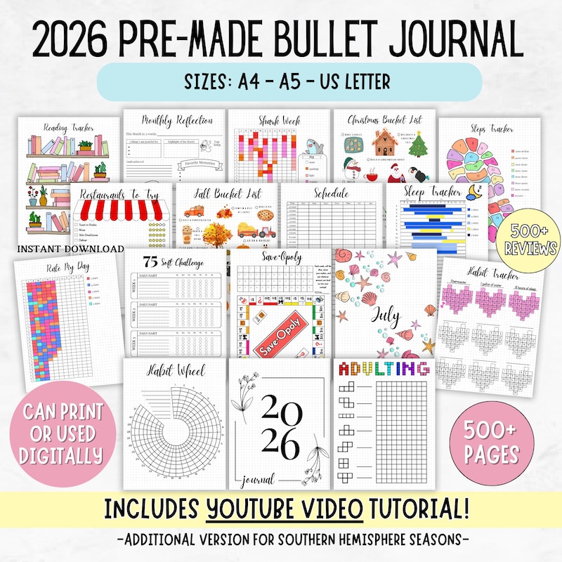 Journal Decor Pdf - Etsy