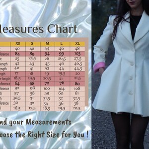 Coat Sewing Pattern - Size Range XS-XL - Download A4 PDF Sewing Pattern ...