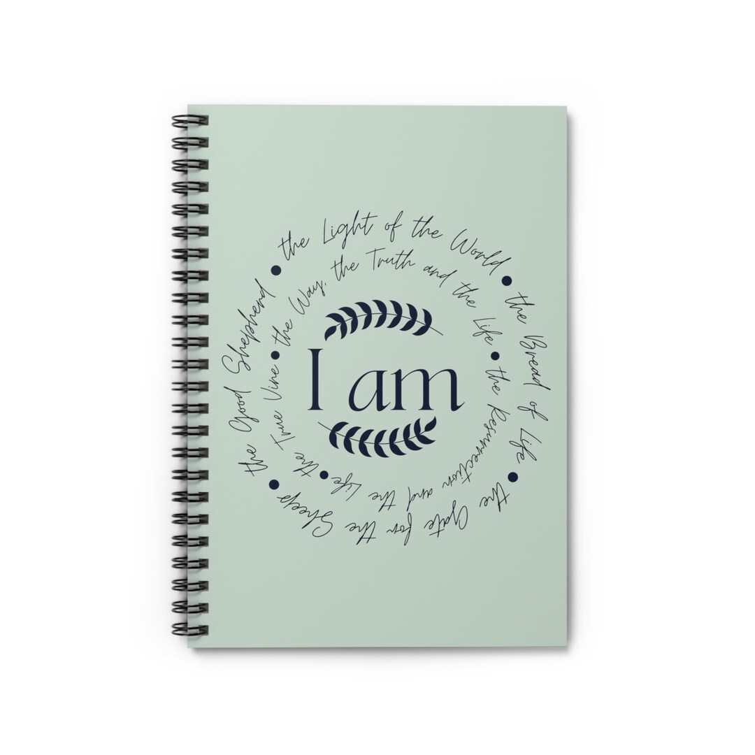 Gospel of John I Am Names of Jesus Scripture Journal for Women Gift for ...