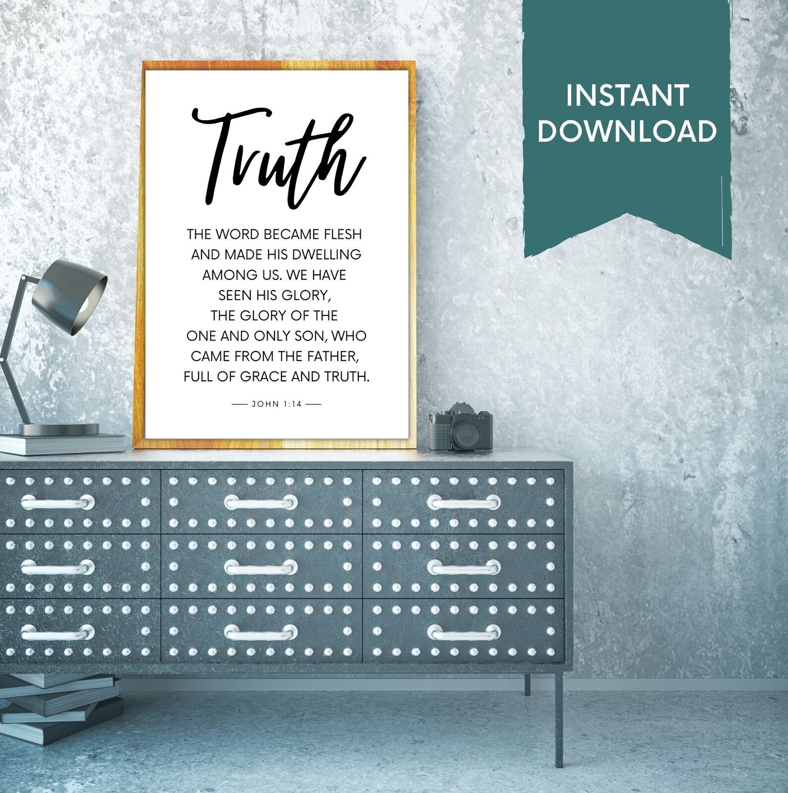 John 1:14 the Word Became Flesh Full of Grace and Truth Bible - Etsy