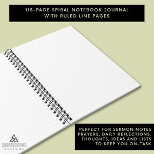 Faith Can Move Mountains Bible Verse Lined Journal Matthew Christian ...