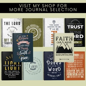 Faith Can Move Mountains Bible Verse Lined Journal Matthew Christian ...