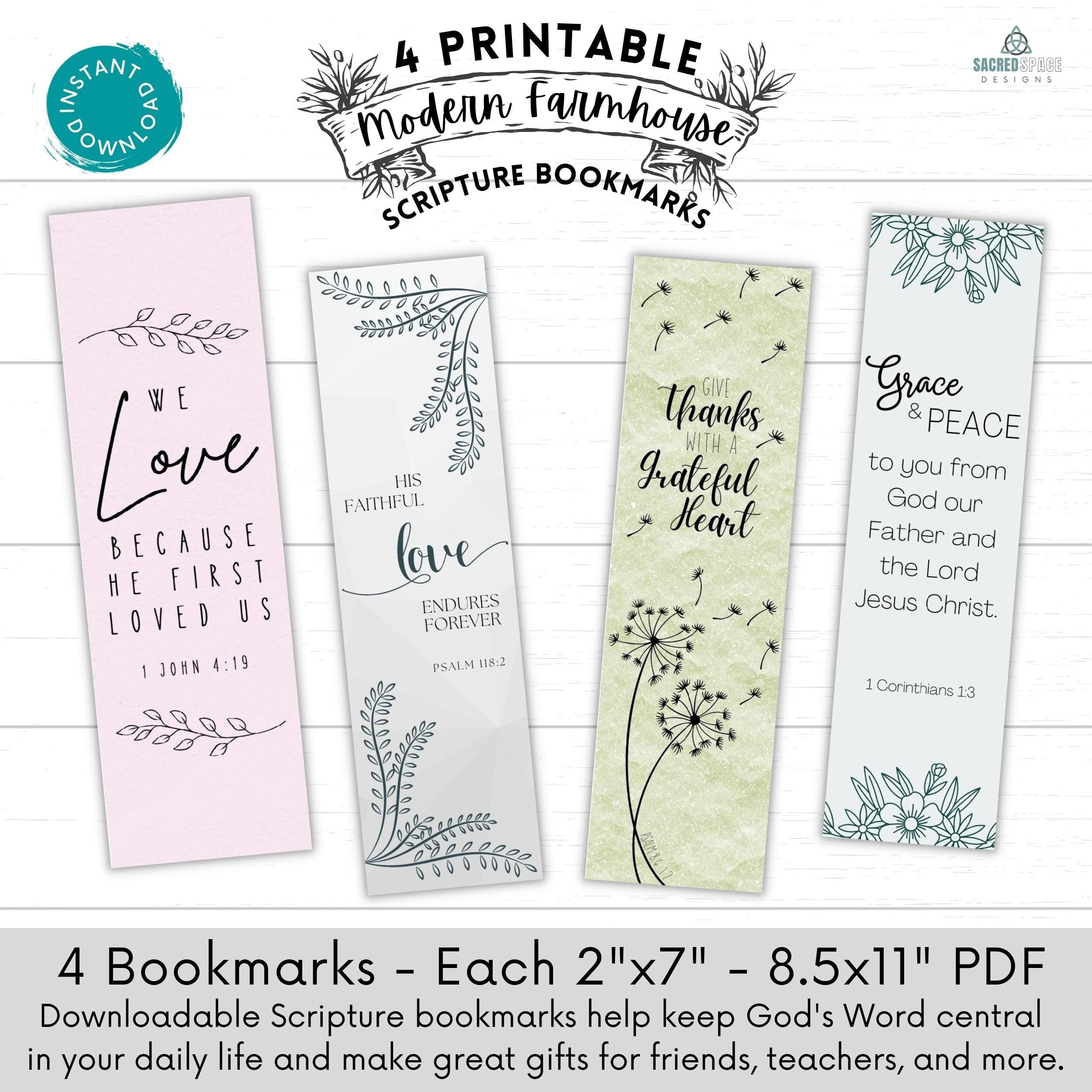 Printable Christian Bookmarks