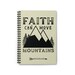 Faith Can Move Mountains Bible Verse Lined Journal Matthew Christian ...