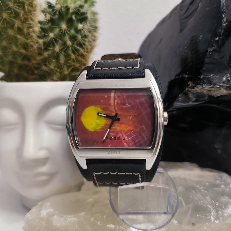 Fossil Big Tic 2004 Limited Edition Davis Cup. Unisex. Vintage. Perfect ...