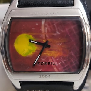 Fossil Big Tic 2004 Limited Edition Davis Cup. Unisex. Vintage. Perfect ...