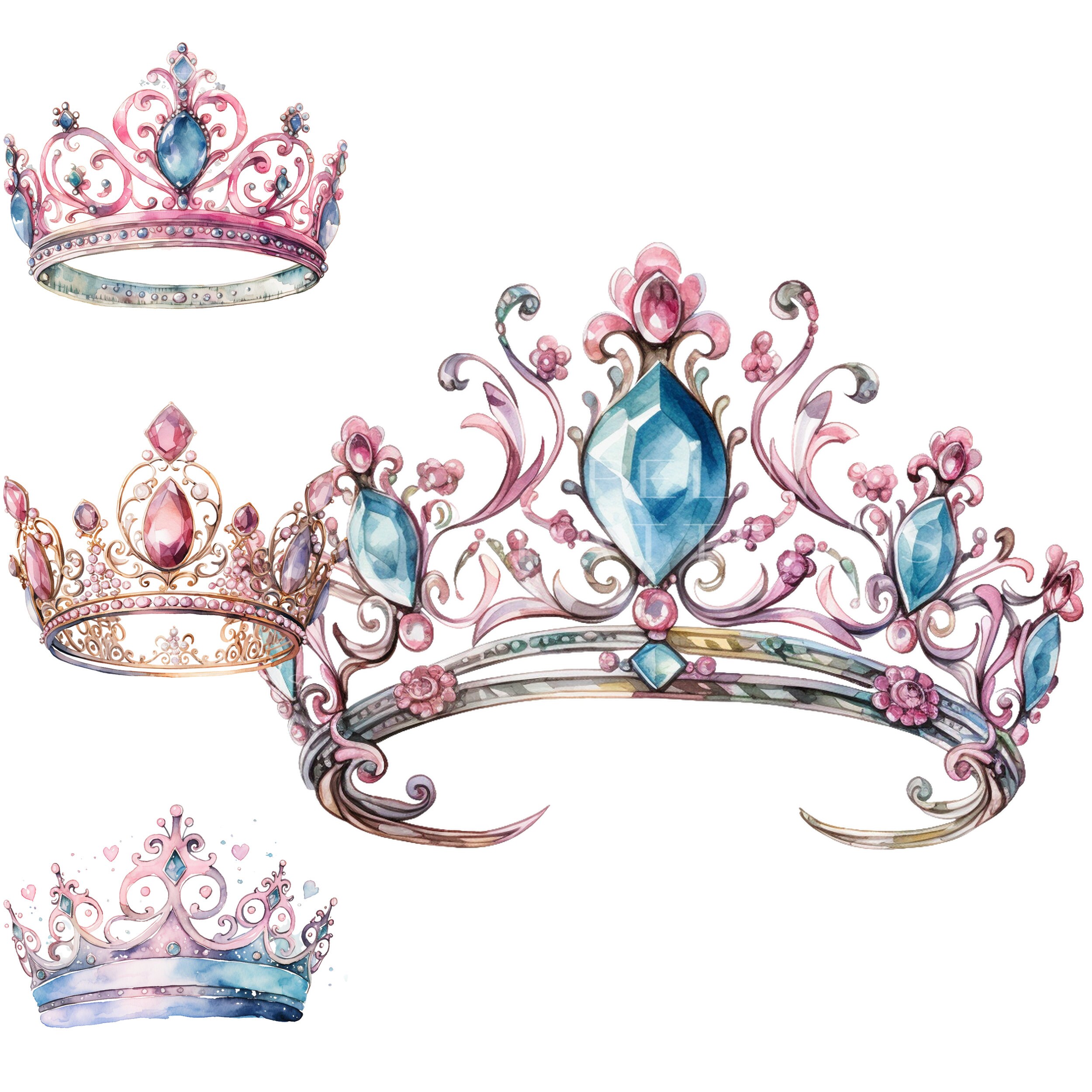 Tiara Clipart Png - Etsy