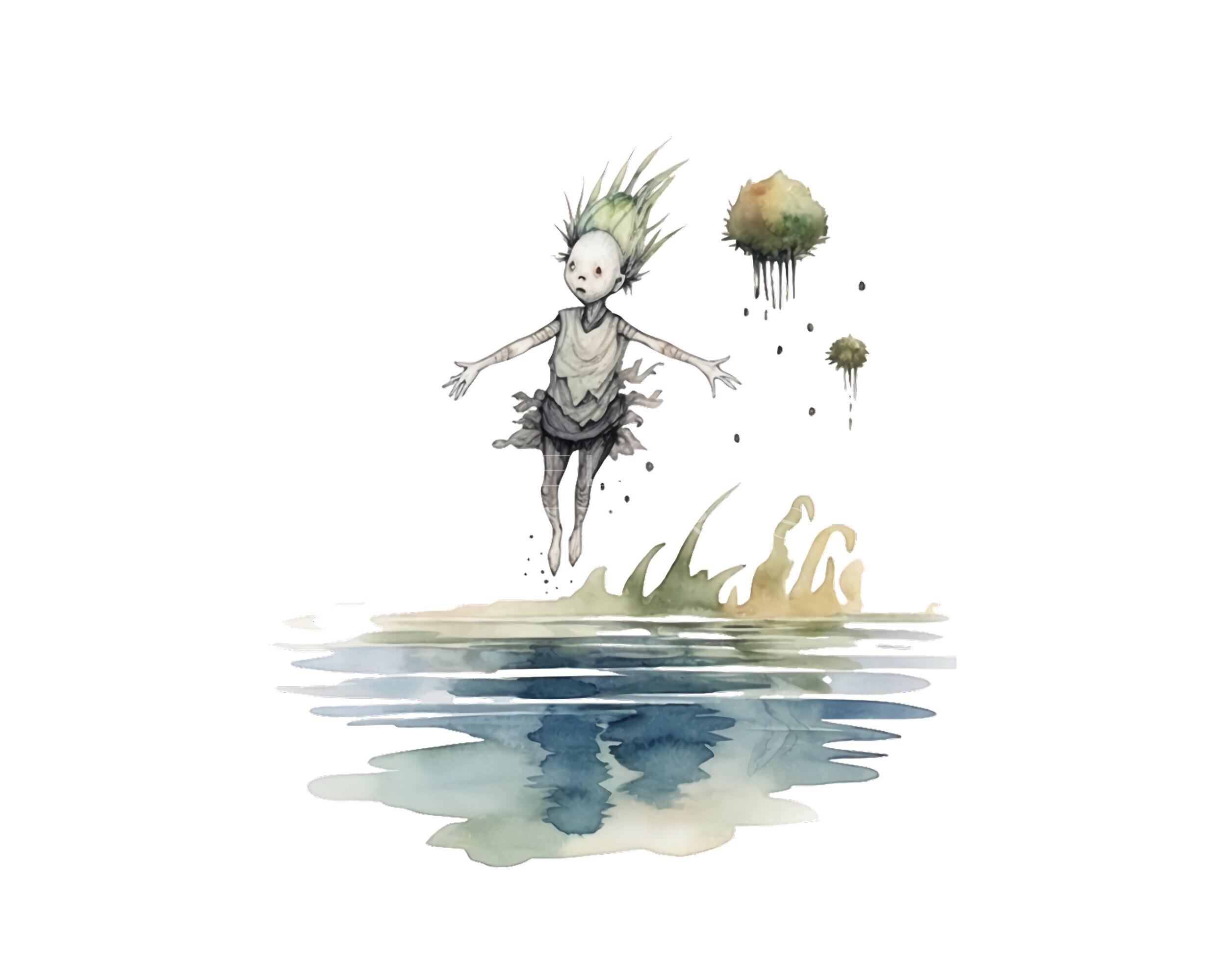 Water Sprite Clipart PNG - Etsy