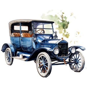 Classic Model T Ford Clipart PNG - Etsy