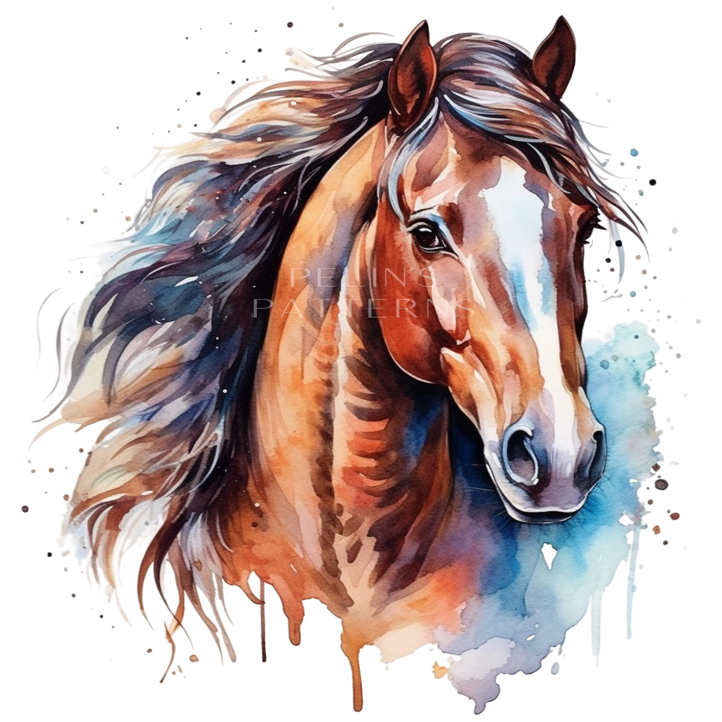 Horse Png Clipart - Etsy