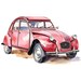 Citroen 2CV Clipart PNG - Etsy