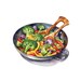 Veggie Stir Fry Watercolor Clipart PNG - Etsy