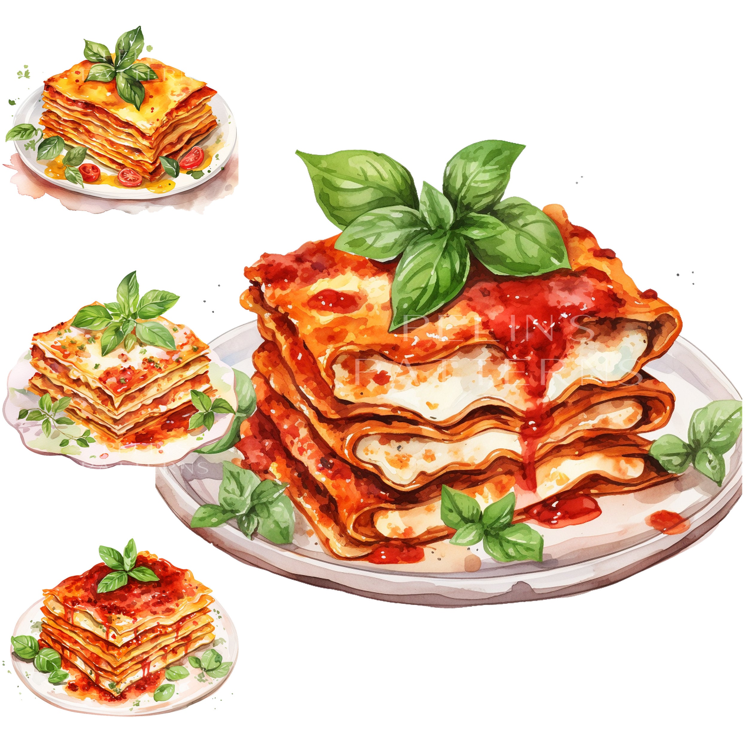 Lasagna Clip Art