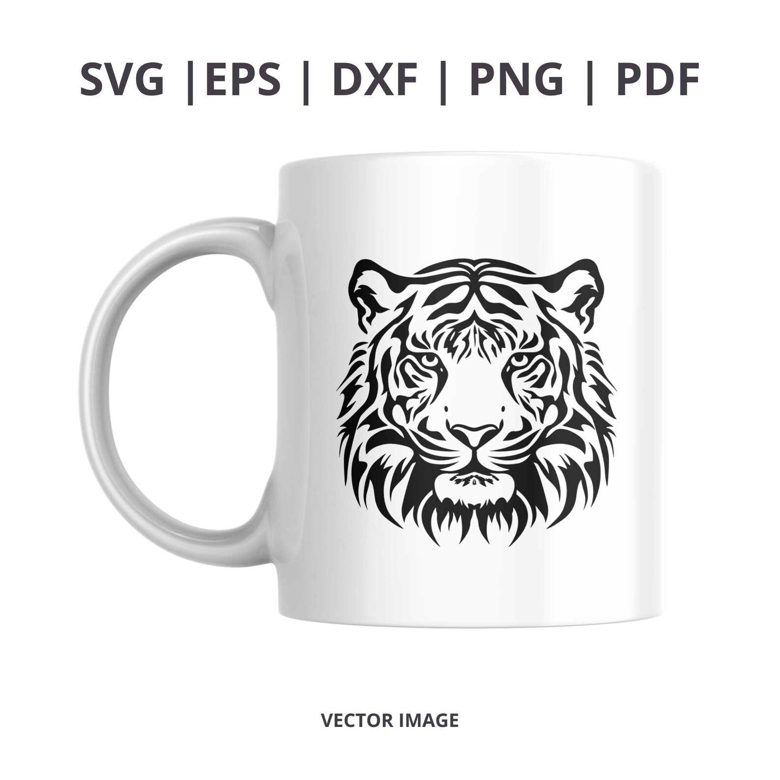 Tiger Svg, Tiger Clipart - Etsy