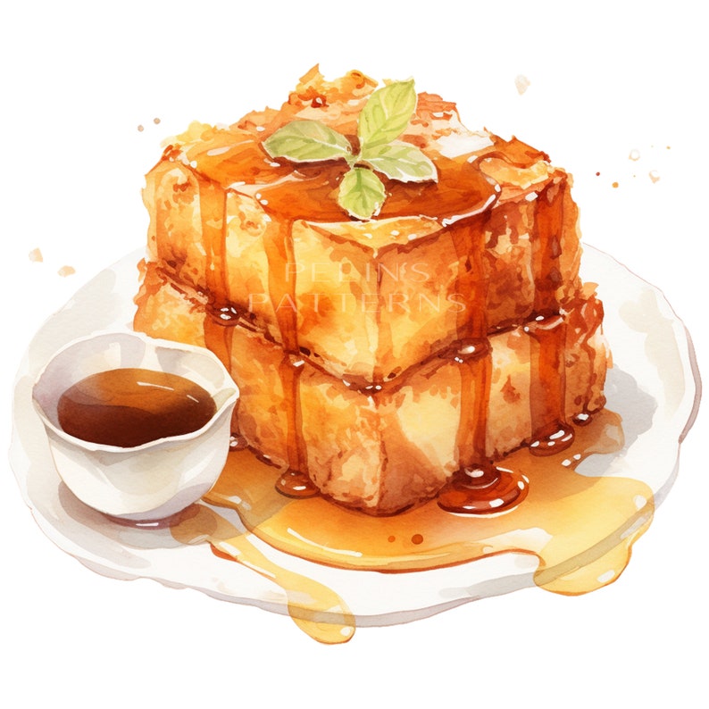 Bread Pudding Png Clipart - Etsy