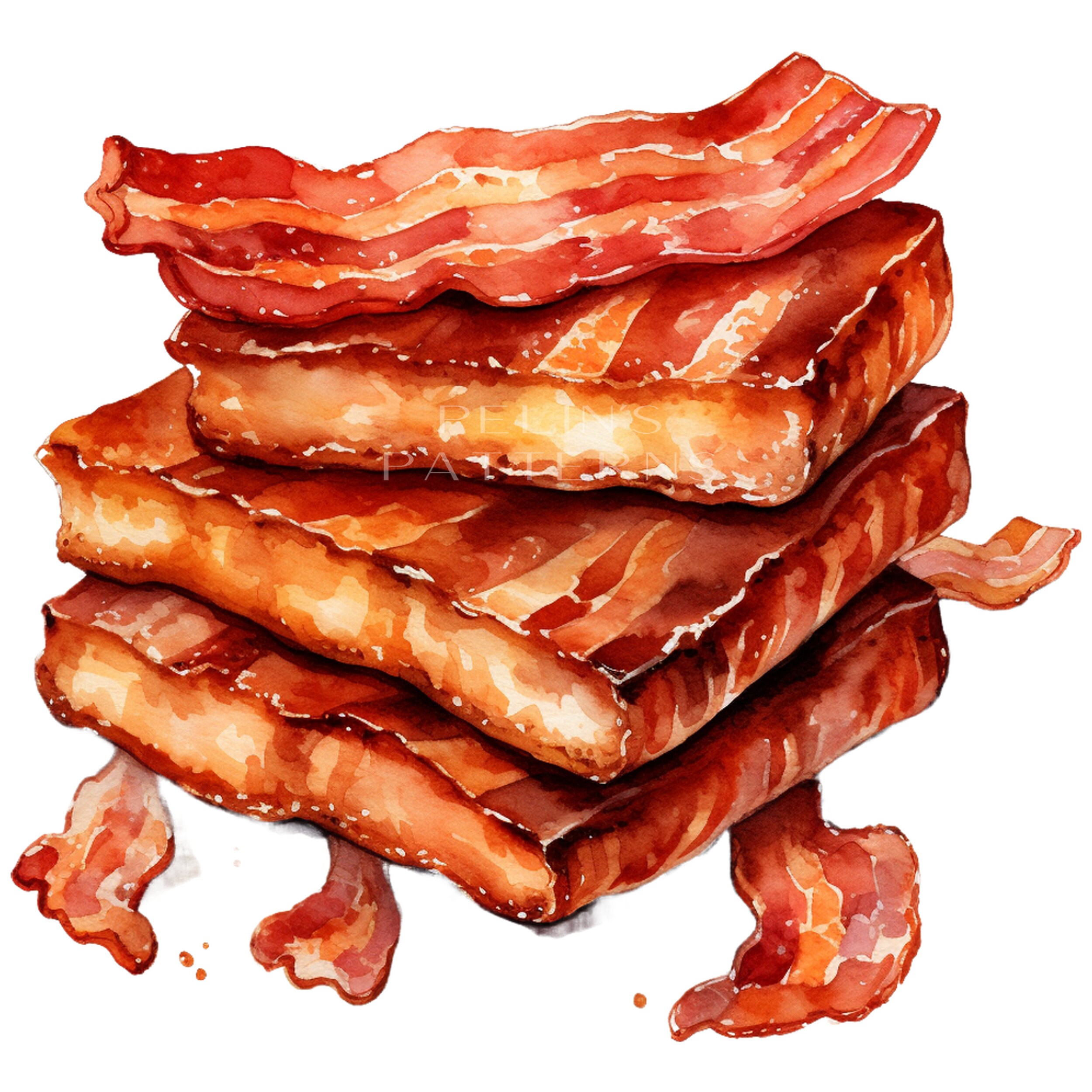 Bacon Clipart Png - Etsy
