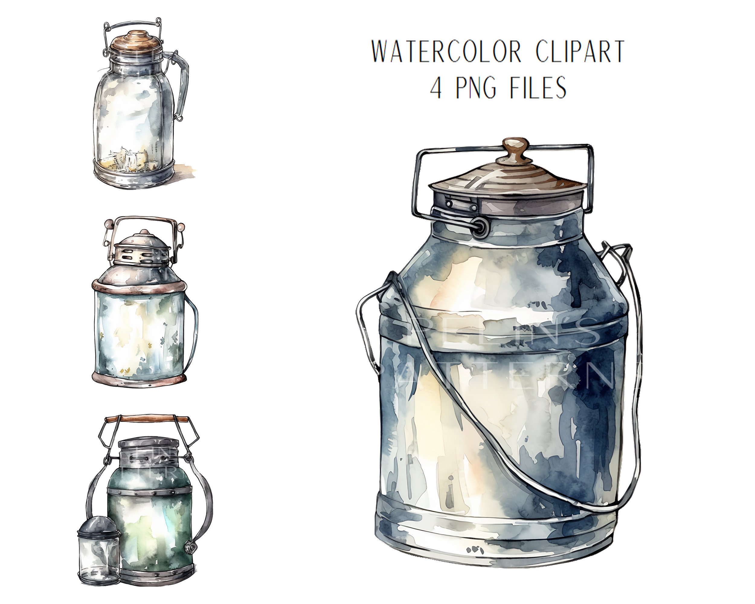 Milk Can Clipart