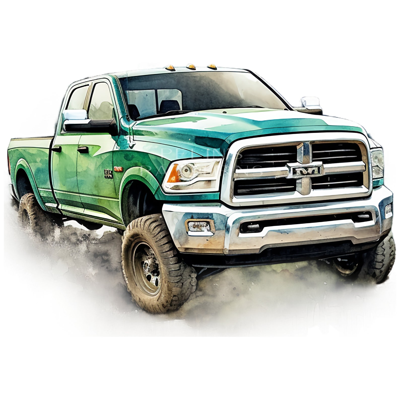 Dodge Ram Clipart PNG - Etsy