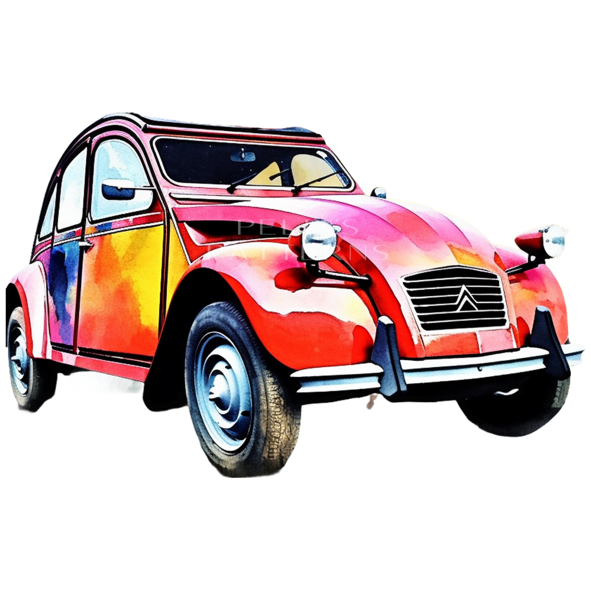 Citroen 2cv Png Clipart - Etsy