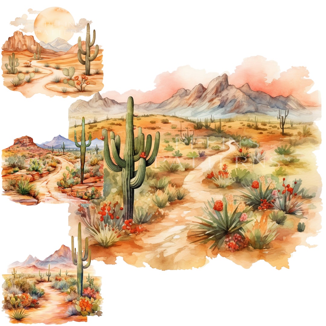 Desert Clipart Png - Etsy