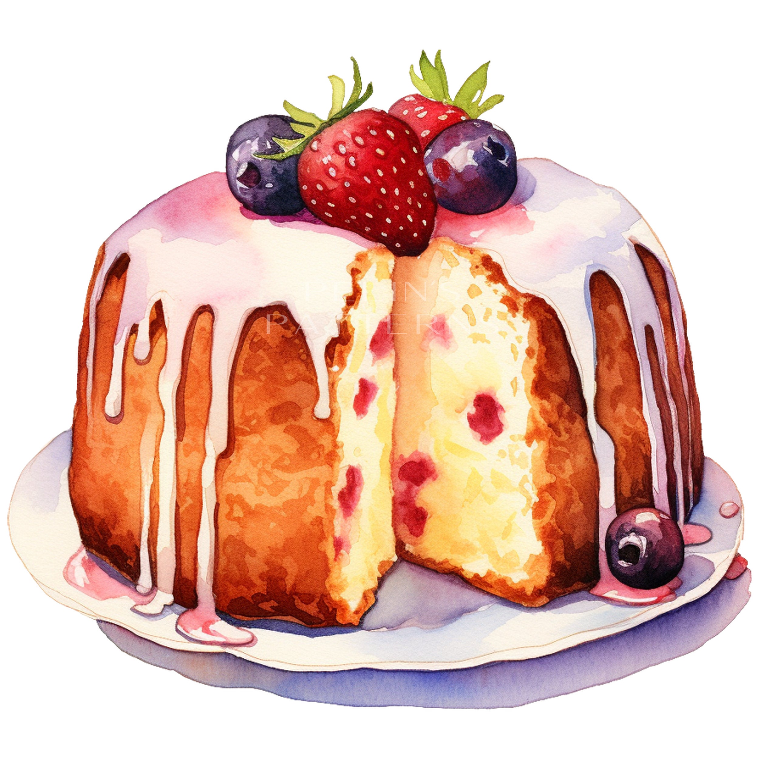 Pound Cake Png Clipart - Etsy