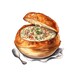 Food Clipart PNG, Clam Chowder - Etsy