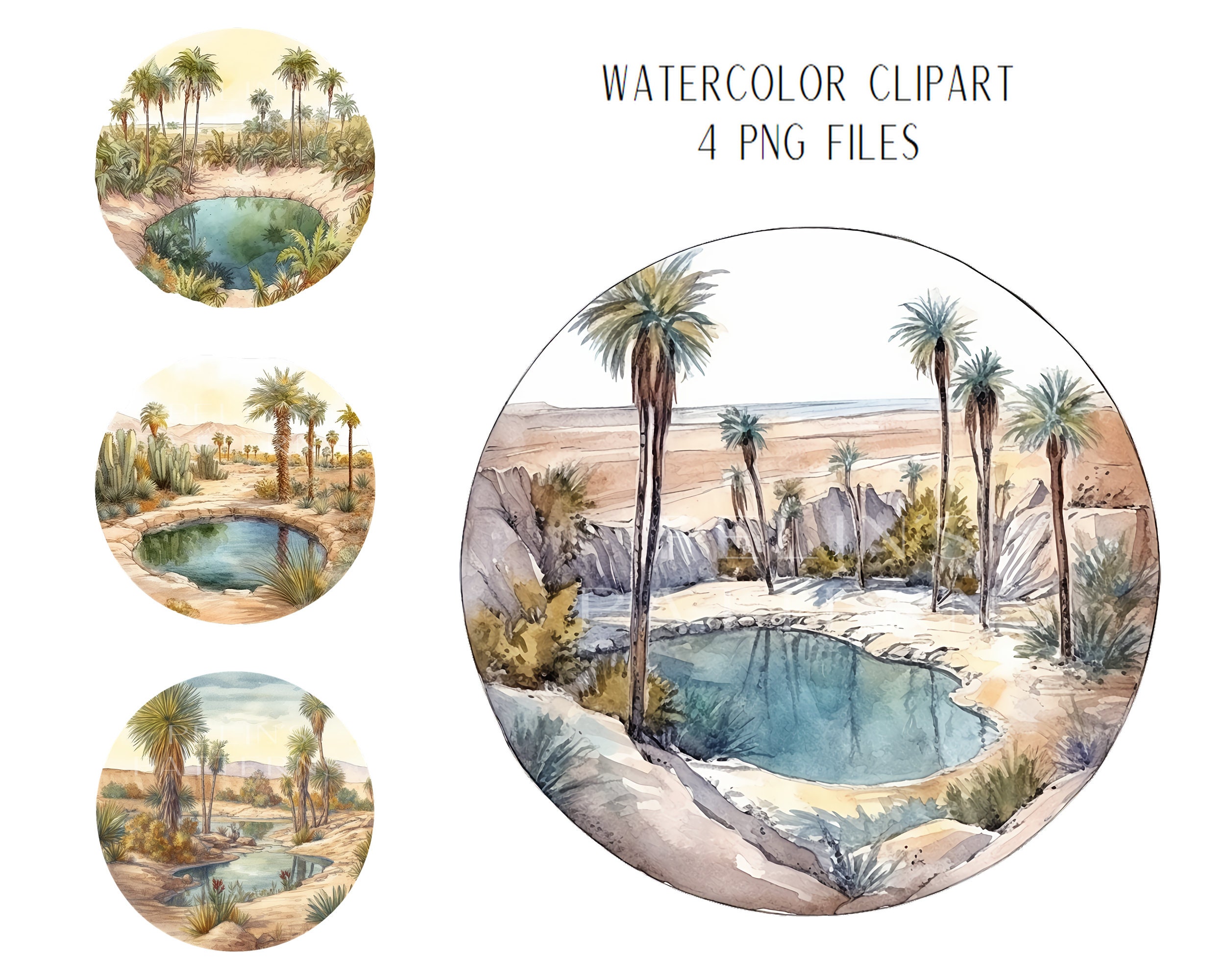 Desert Oasis Clipart