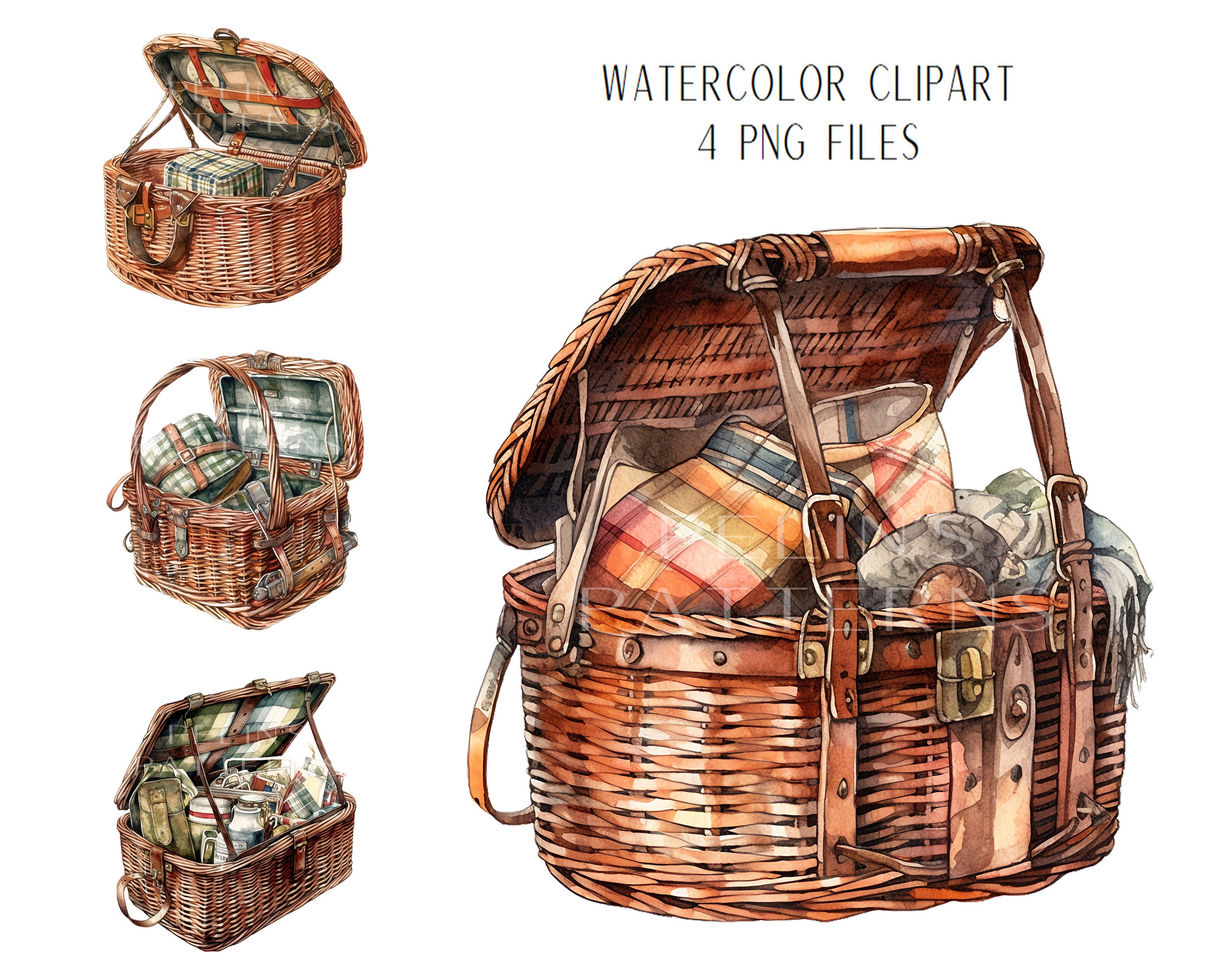 Woven Basket Clip Art