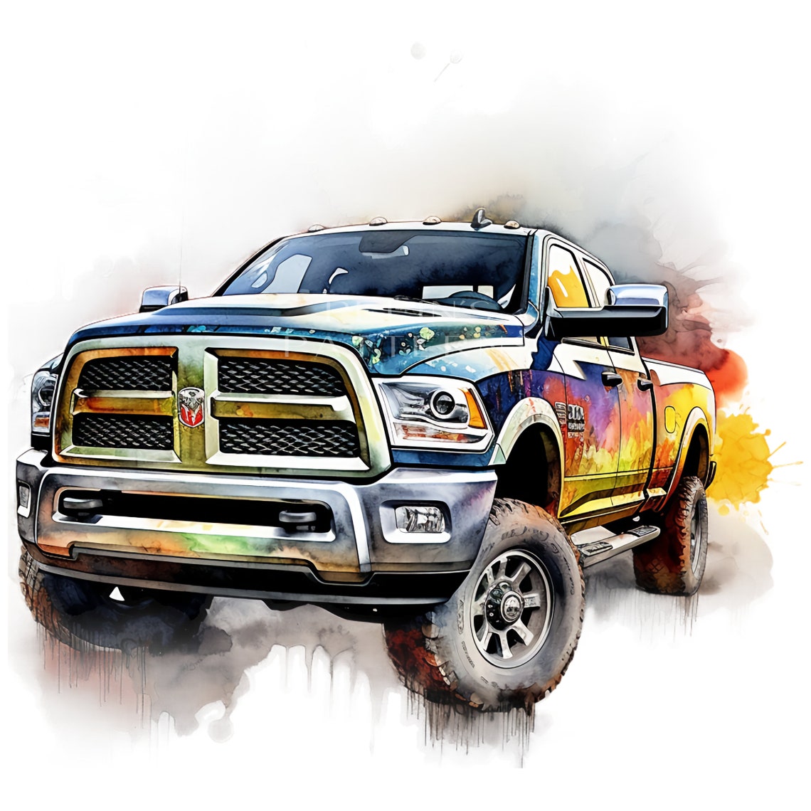 Dodge Ram Clipart PNG - Etsy