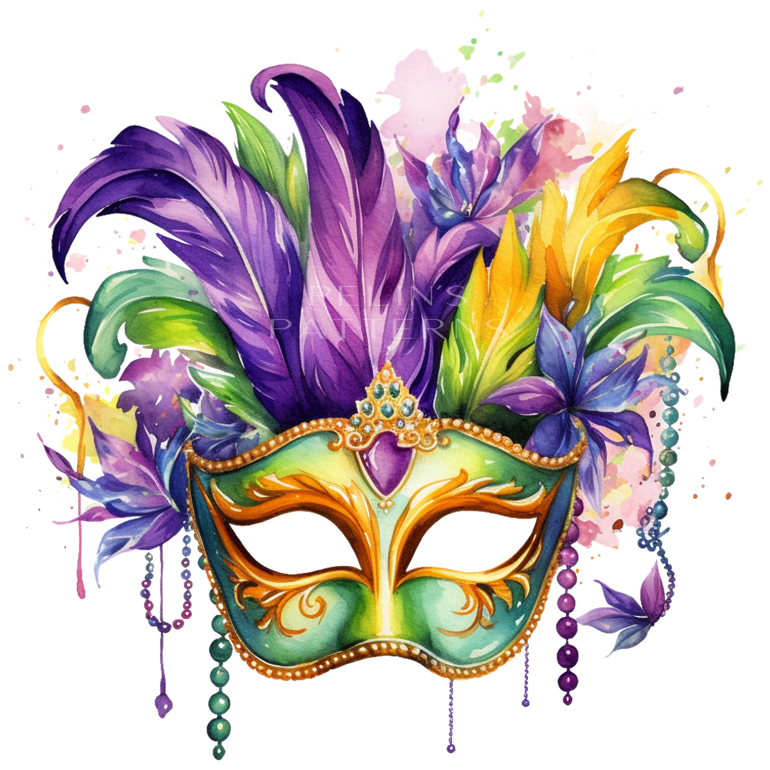 Mardi Gras Clipart Png - Etsy